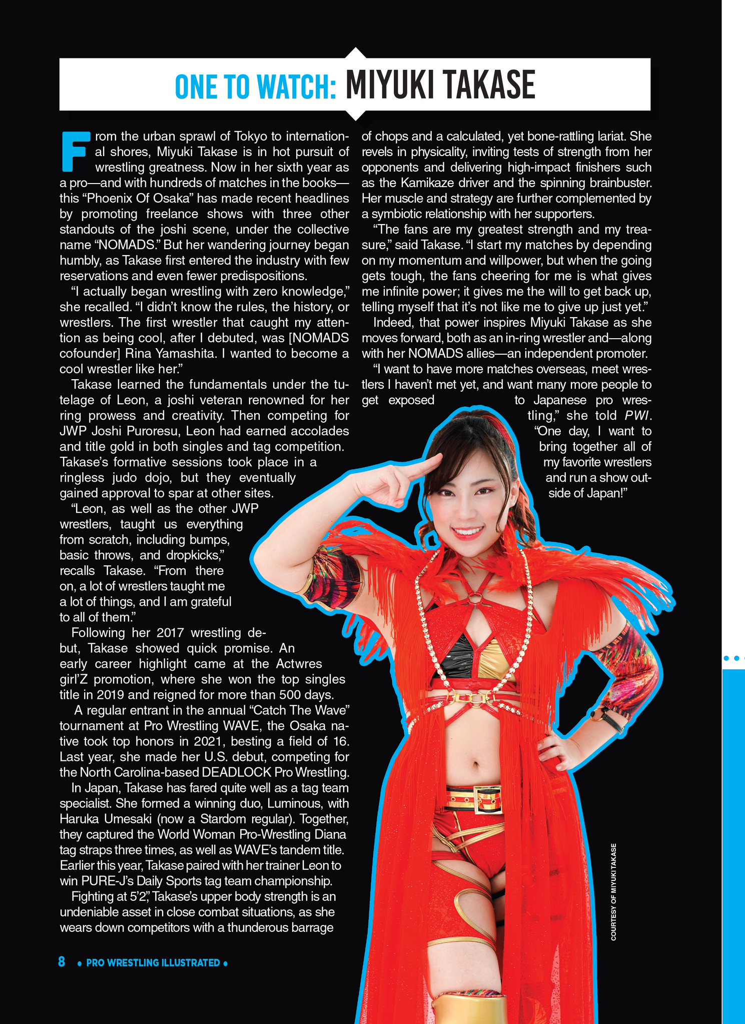 MIYUKI TAKASE IS ONE TO WATCH – PWI Pro Wrestling Illustrated