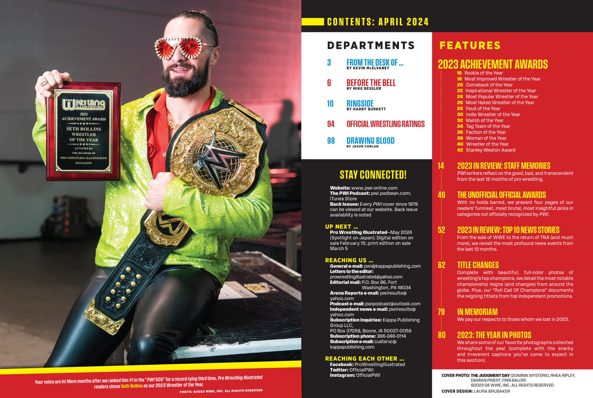 ACHIEVEMENT 2023: PWI AWARDS, Year In Review – PWI Pro Wrestling ...