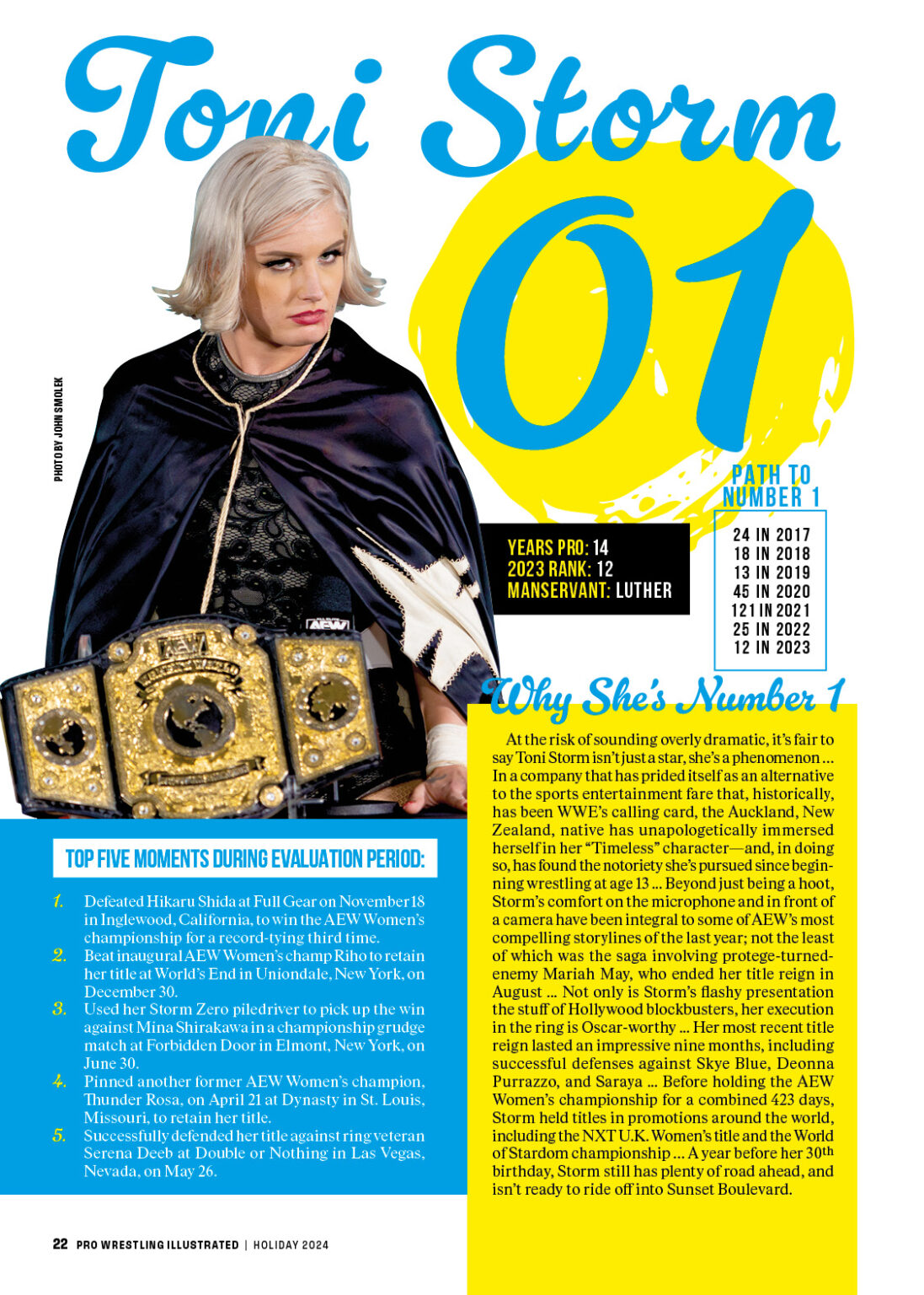 Taken By Storm: The 2024 Women’s 250 (Holiday issue) – PWI Pro ...